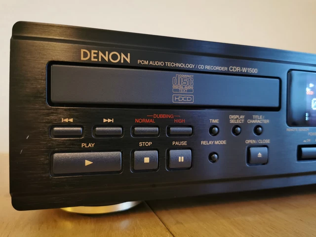 DENON CDR-W1500 - Dual CD Player / Recorder, HDCD, CD TEXT - Fully ...