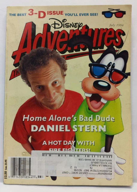 DISNEY ADVENTURES KIDS Magazine Back Issue July 1994 Daniel Stern Home ...