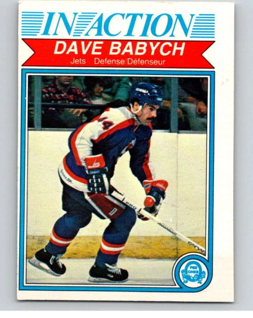 1982-83 O-PEE-CHEE #376 Dave Babych IA Winnipeg Jets V59775 EUR 1,01 ...