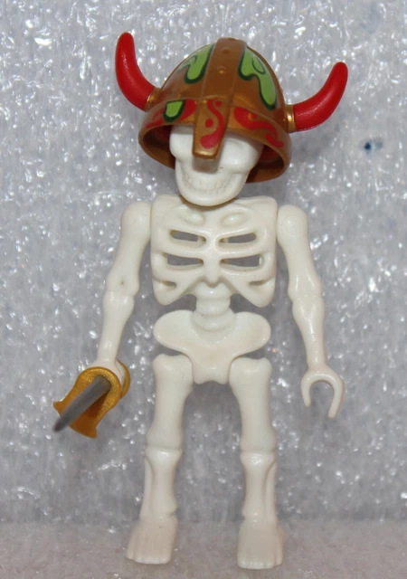PLAYMOBIL ROMANO EGIZIANI " Scheletro Con Casco " Cavaliere Pirati ...