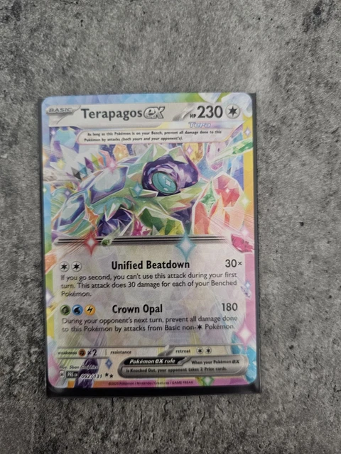 POKÉMON TCG TERAPAGOS ex 092/131 Sv: Prismatic Evolutions Holo - Mint £ ...