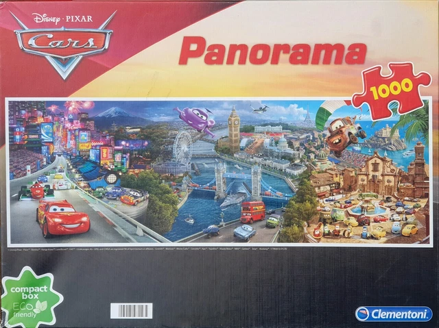 DISNEY PIXAR 1000 piece panoramic jigsaw puzzle - CARS £3.99 - PicClick UK