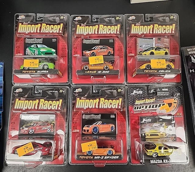 JADA 1/64 IMPORT RACER LOT DE 6 1:64 Supra Lexus Celica Spyder RX7 EUR ...