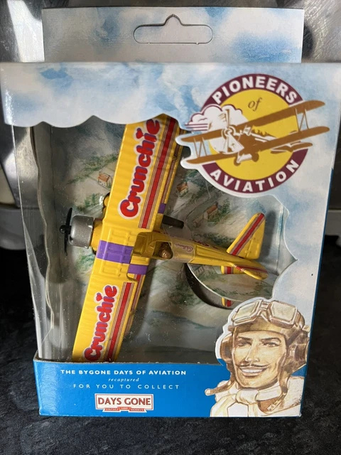 DAYS GONE PIONEERS Of Aviation LP06183 Stearman Bi Plane Crunchie New ...
