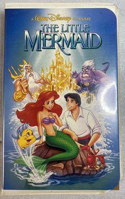 DISNEY THE LITTLE Mermaid VHS Banned Cover Black Diamond Classics £46. ...