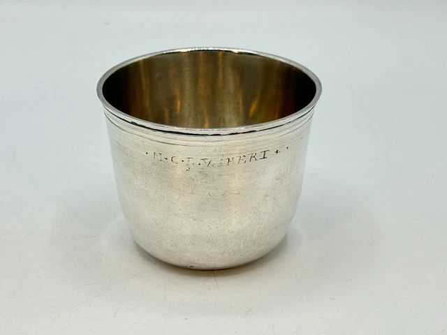 RARE TIMBALE CURON En Argent Massif France Epoque 18 Eme Paris 1730 EUR ...