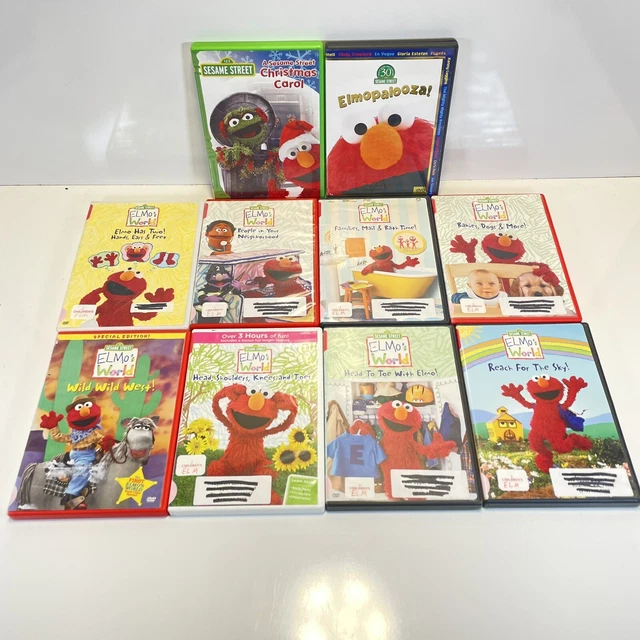 Sesame Street Elmo Dvd Collection Elmos World 10 Dvds 2157 Picclick Ca