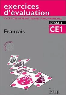 EXERCICES D'ÉVALUATION : français, cycle 2, CE1. Cycle des... | Livre ...