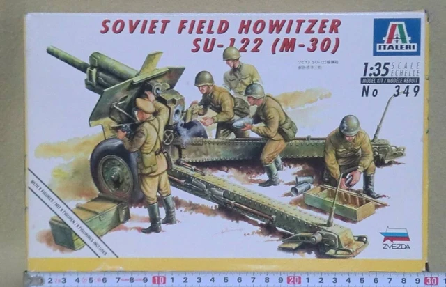 ITALERI SOVIET ARMY SU-122 Howitzer Maßstab 1:35 [unmontiert] EUR 92,09 ...