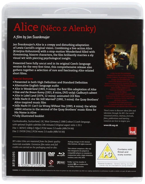 ALICE (DVD + Blu-ray) (Blu-ray) Kristyna Kohoutova Kristina Kohoutova ...