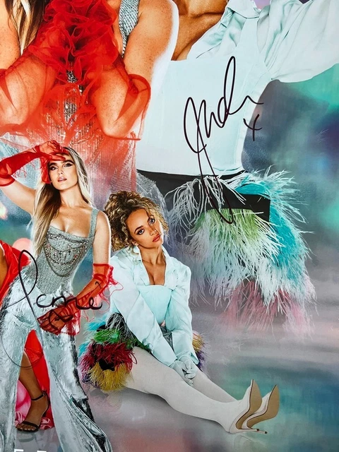 LITTLE MIX SIGNED POSTER The Confetti Tour Official Belfast Autographed ...