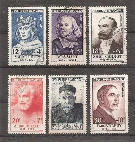 TIMBRES FRANCE OBLITÉRÉS - N° 989 à 994 EUR 19,00 - PicClick FR