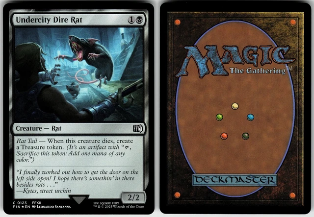 UNDERCITY DIRE RAT 123 Final Fantasy Common 2025 Foil Lp £1.87 ...