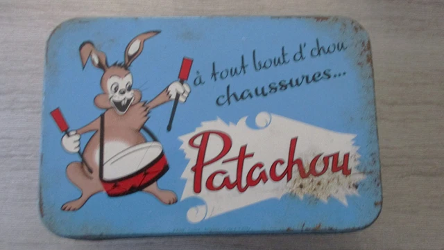 BOÎTE EN FER ancienne Patachou tannerie emile roux EUR 4,99 - PicClick FR
