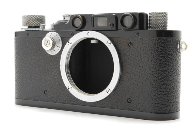 RARE LEICA IA 35mm film camera Nickel w. Leitz Elmar 3.5/50mm lens £ ...