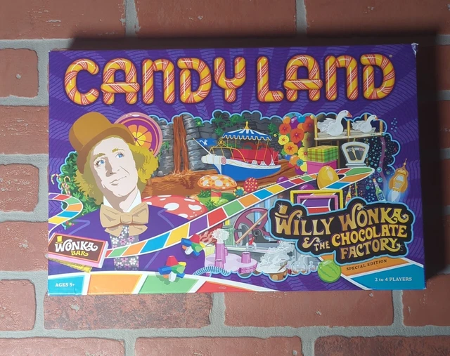 JEU DE SOCIÉTÉ à thème Candy Land Willy Wonka & The Chocolate Factory ...