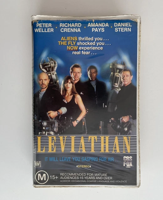 LEVIATHAN [VHS] CBS Fox Video Big Box Ex-Rental Tape Clamshell 1989 ...