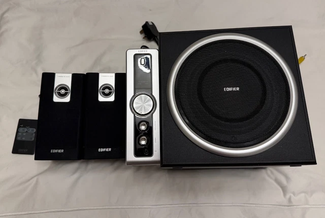 EDIFIER C2 PLUS 2.1 PC Speaker System Subwoofer + Remote £49.99 ...
