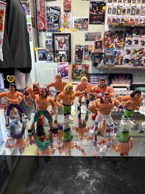 9X HASBRO GALOOB WWF WWE Wrestling Figures Job Lot Bundle Vintage £49. ...