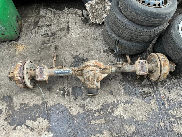 FORD TRANSIT MK6 00-06 RWD 2.4 TDDI Twin Wheel 6 Stud Drums Axle & Diff ...