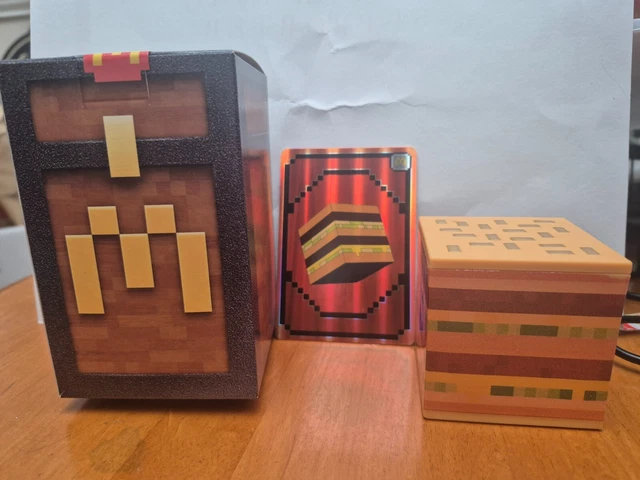 2025 MCDONALD'S MINECRAFT 🍔 BIG MAC CRYSTAL Adult Happy Meal w/Unused ...