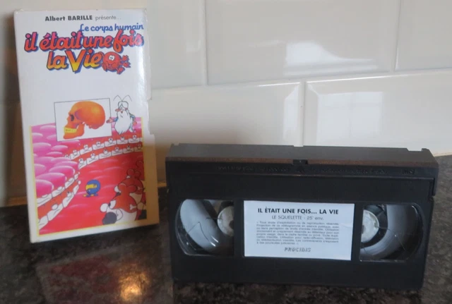 ONCE UPON A Time Life Le Squelette (Skeleton) Albert Barille Video Tape ...