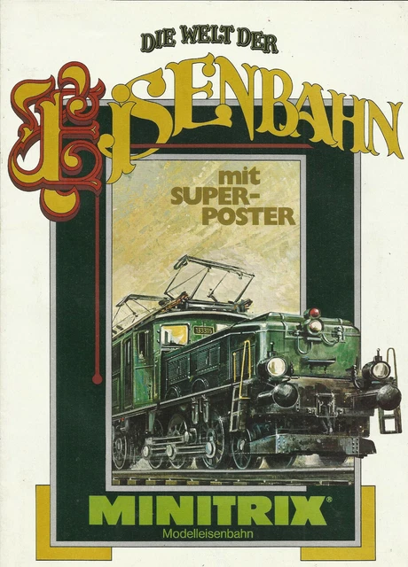 KATALOG TRIX POSTER 1981/82 Modelleisenbahnen in HO EUR 1,00 - PicClick DE