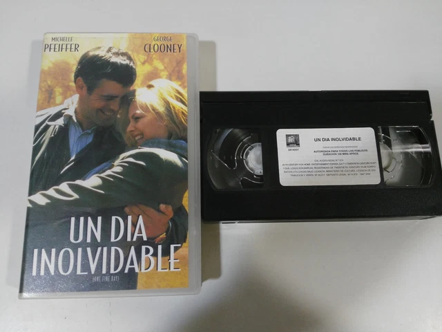 UN DIA INOLVIDABLE George Clooney Pfeiffer Vhs Tape Coleccionista ...