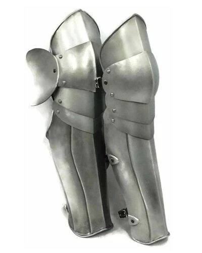 MEDIEVAL KNIGHT SCA Larp Armor Articulated Greaves Set Warrior Roleplay ...