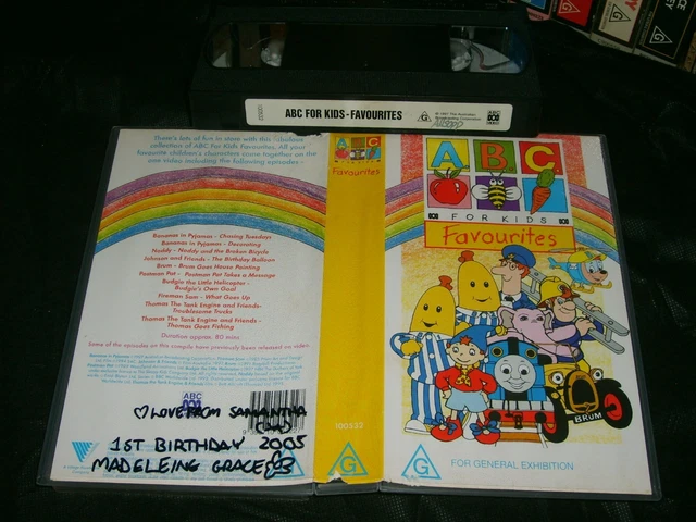 ABC FOR KIDS FAVOURITES *Brum\Bananas\Postman Pat\Noddy\Thomas\Fireman ...