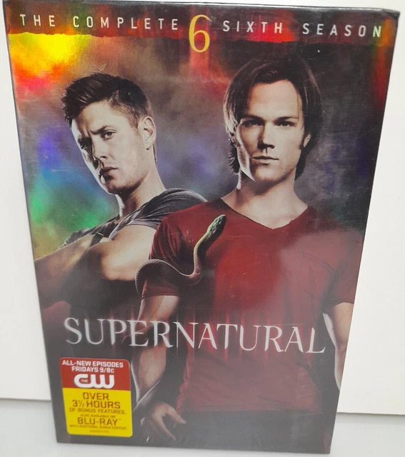 SUPERNATURAL COMPLETE SIXTH Season Series 6 TV Show DVD Set NEW Jensen ...