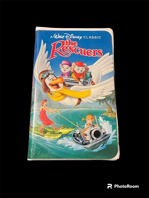 WALT DISNEY CLASSIC The Rescuers (VHS, 1992) Rare Black Diamond NEW ...