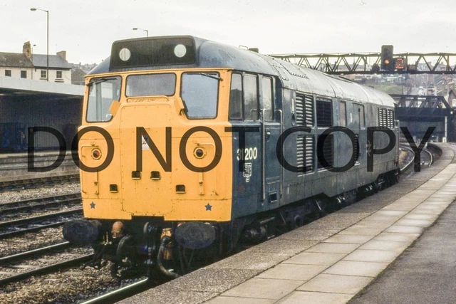 UK DIESEL TRAIN Railway Photograph Of Class 31 31200 Loco. (Rm31-210) £ ...