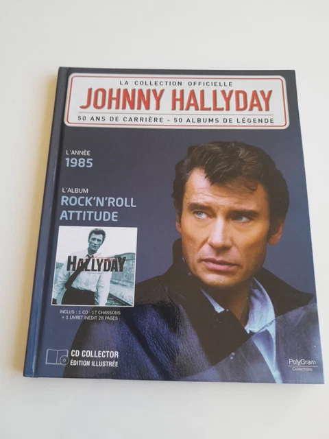 JOHNNY HALLYDAY LA collection officielle 50 ans de carrière 1985 ROCK'N ...