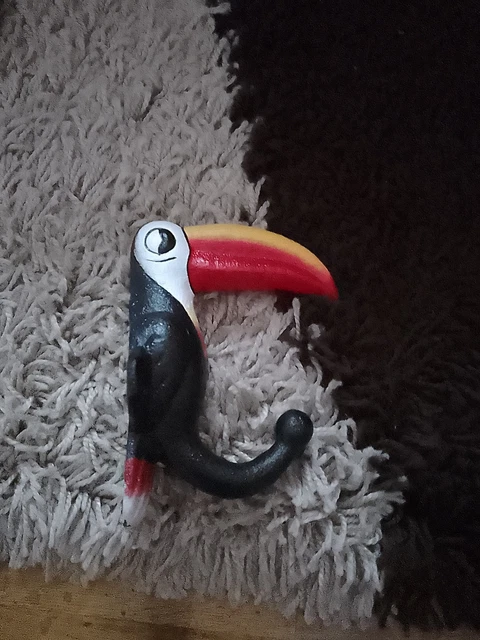CAST TOUCAN COAT Hook Cast Iron Guinness Style £21.50 - PicClick UK