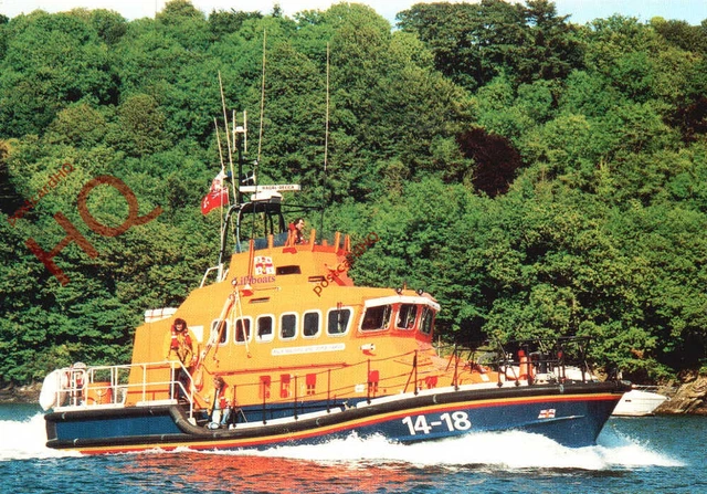 PICTURE POSTCARD~ RNLI, FOWEY TRENT CLASS LIFEBOAT 'MAURICE AND JOYCE ...