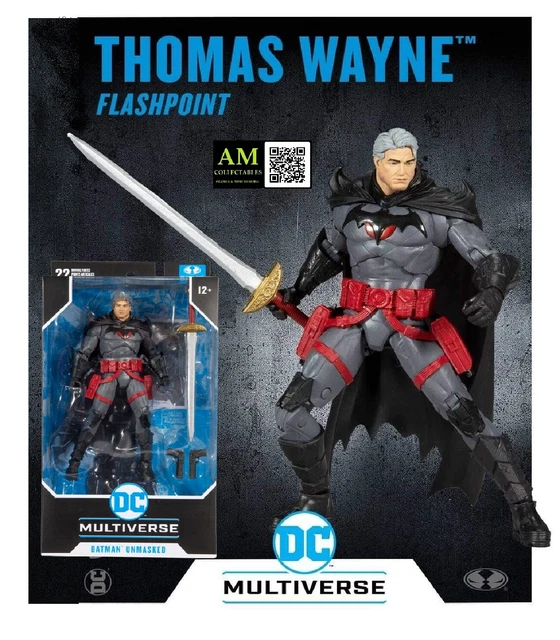 Mcfarlane Dc Multiverse Thomas Wayne Flashpoint Batman Unmasked