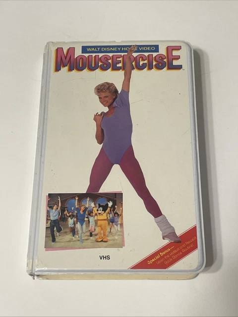 DISNEY MOUSERCISE VHS Mickey Mouse 1988 Kids Exercise Music Vintage ...