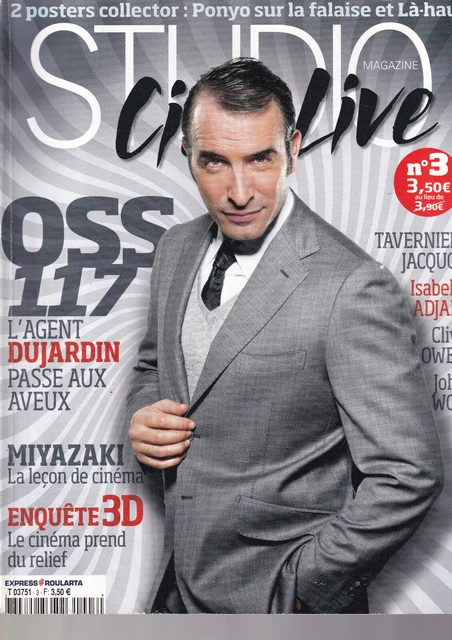 STUDIO CINE LIVE N°03 J. Dujardin & Oss 117 / Miyazaki / Tavernier - Jacquot EUR 4,00 - PicClick FR