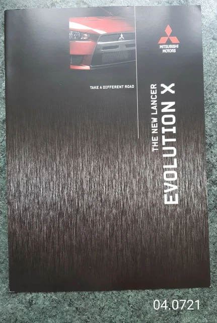 MITSUBISHI- LANCER EVOLUTION X. Model Range Brochure. 20 Pages. March ...