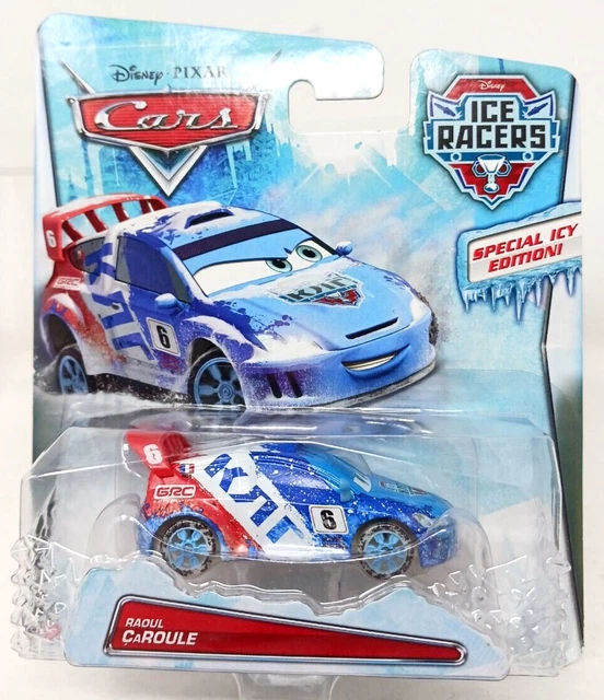 DISNEY PIXAR CARS Ice Racers Diecast Vehicle Raoul Caroule Icy Edition ...