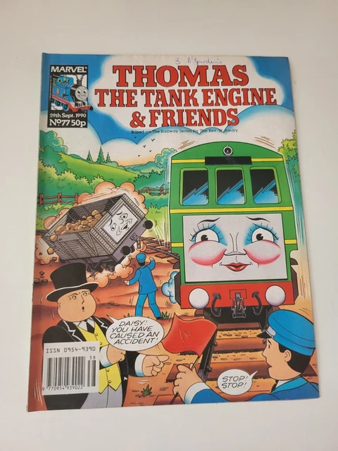 THOMAS THE TANK Engine And Friends No. 77 Marvel Comics 29th Sept 1990 ...