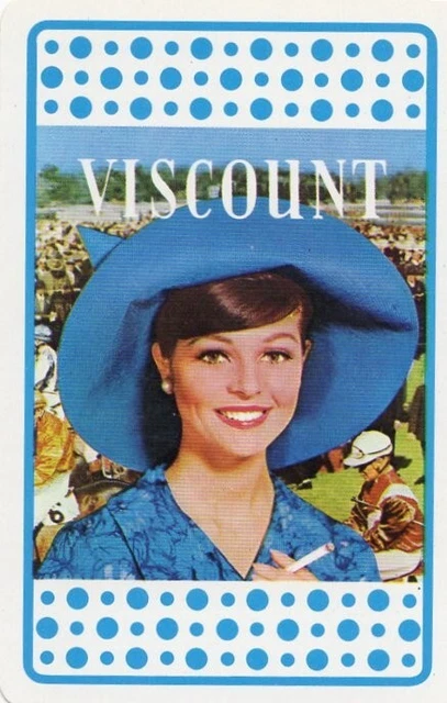 RARE VINTAGE &VISCOUNT Cigarettes (Lady, Blue Version)" SINGLE Play ...
