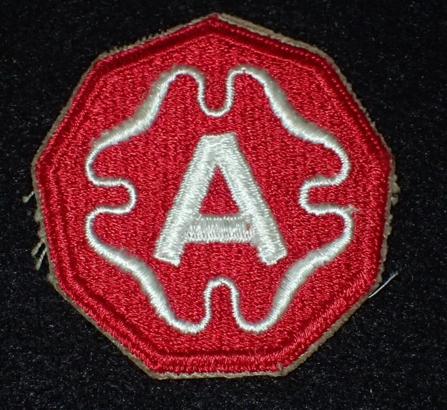 WW2 U.S. 9TH Ninth Army SSI Shoulder Patch Ruhr Valley Cut-Edge War ...