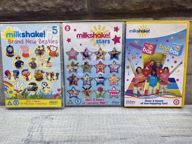 3 DVD MILKSHAKE! Stars Brand New Besties 29 Episodes CBeebies 6hrs ...