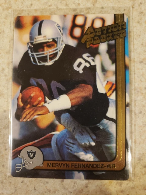 MERVYN FERNANDEZ #122 '91 emballé action. Los Angeles Raiders, Las ...