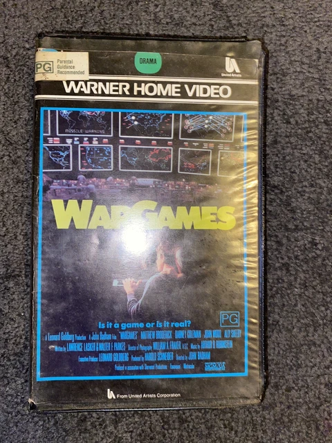 VINTAGE VHS VIDEO tape, Wargames. 1983. Mathew Broderick $20.00 ...