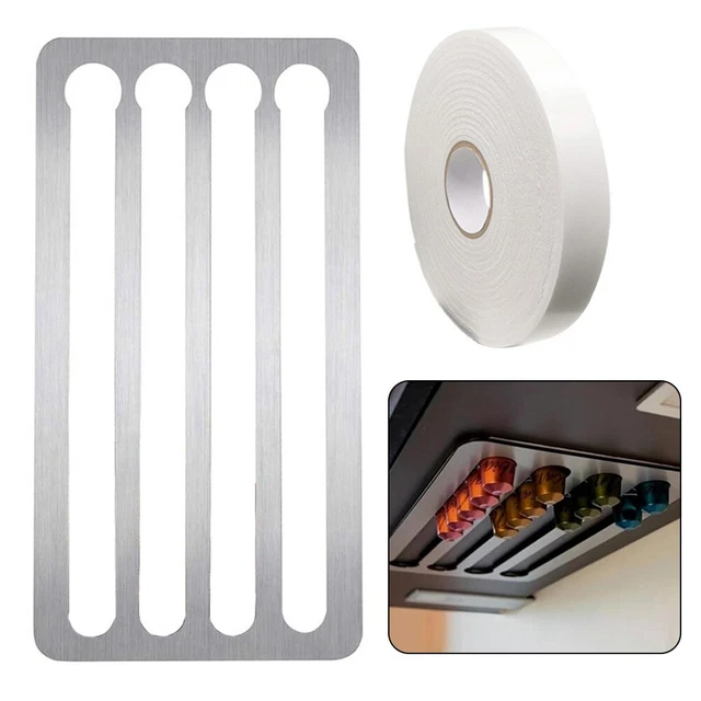 RACK DE RANGEMENT pratique et élégant en acier inoxydable pour dosettes ...