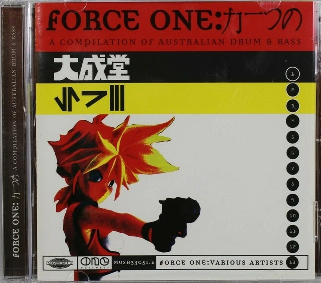 FORCE ONE: A Compilation Of Australian Drum & Bass - CD $77.00 ...