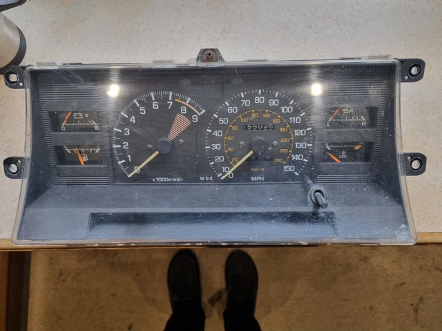 TOYOTA MR2 MK1 Aw11 1.6 16V 4Age Dash Clocks Speedo Instrument Cluster ...